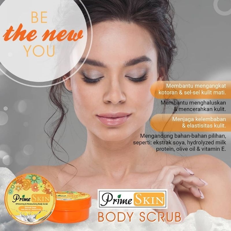 Jual Lulur Prime Skin Body Scrub HWI isi 175 gram Membantu mengangkat ...