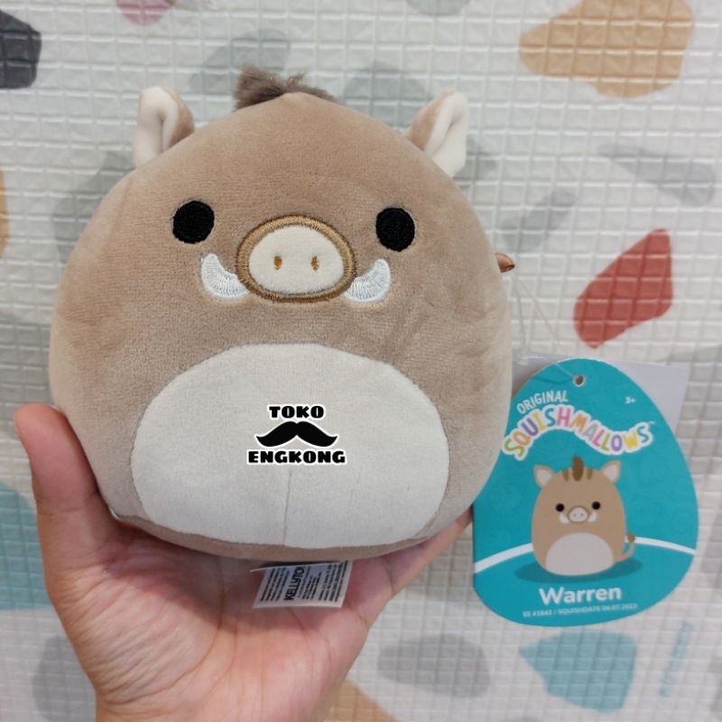Jual SQUISHMALLOWS WARREN THE BOAR ORIGINAL | Shopee Indonesia