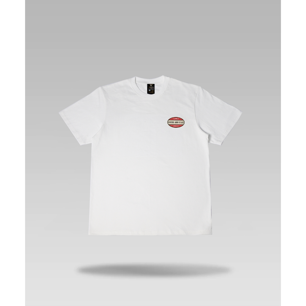 Jual Riders and Rules - RR Signature T-shirt White Kaos Warna Putih ...