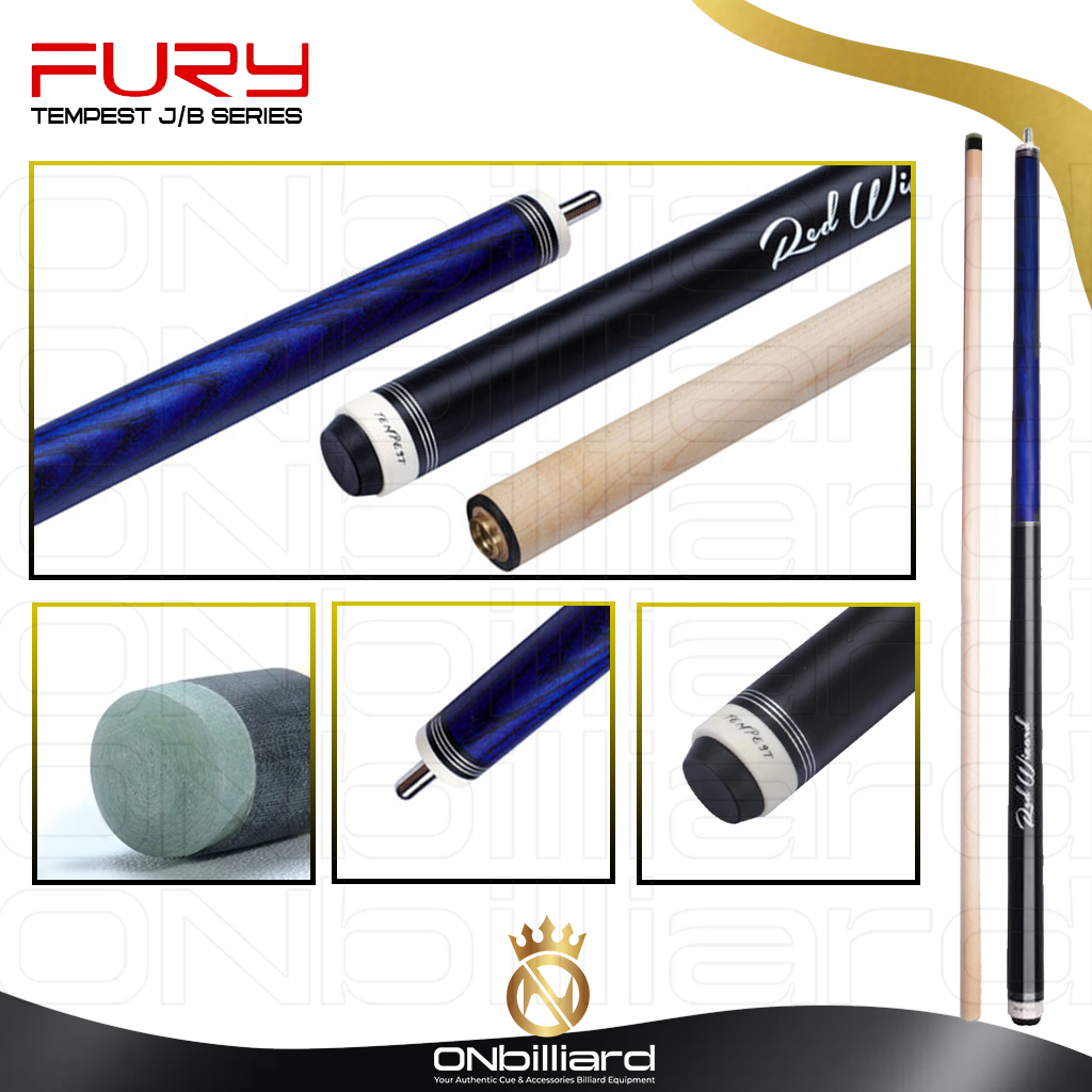 Jual Stick Fury Tempest Jump Break Cue Red Wizard | Fury Tempest ...