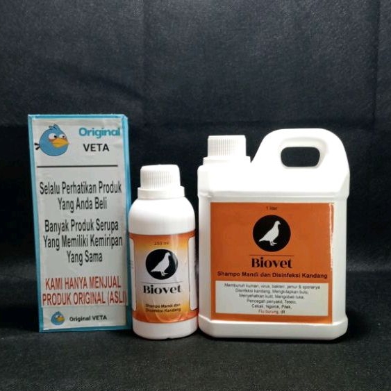 Jual SHAMPO BIOVET VITAREST SAMPO BURUNG MERPATI DARA DISINFEKTAN ...
