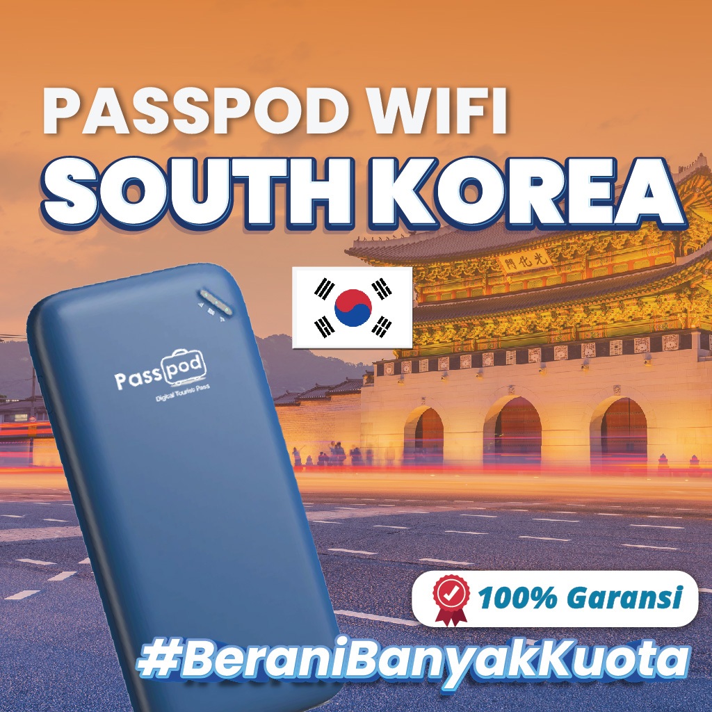 Jual Passpod Data Travel Modem WiFi Korea Selatan UNLIMITED - South ...