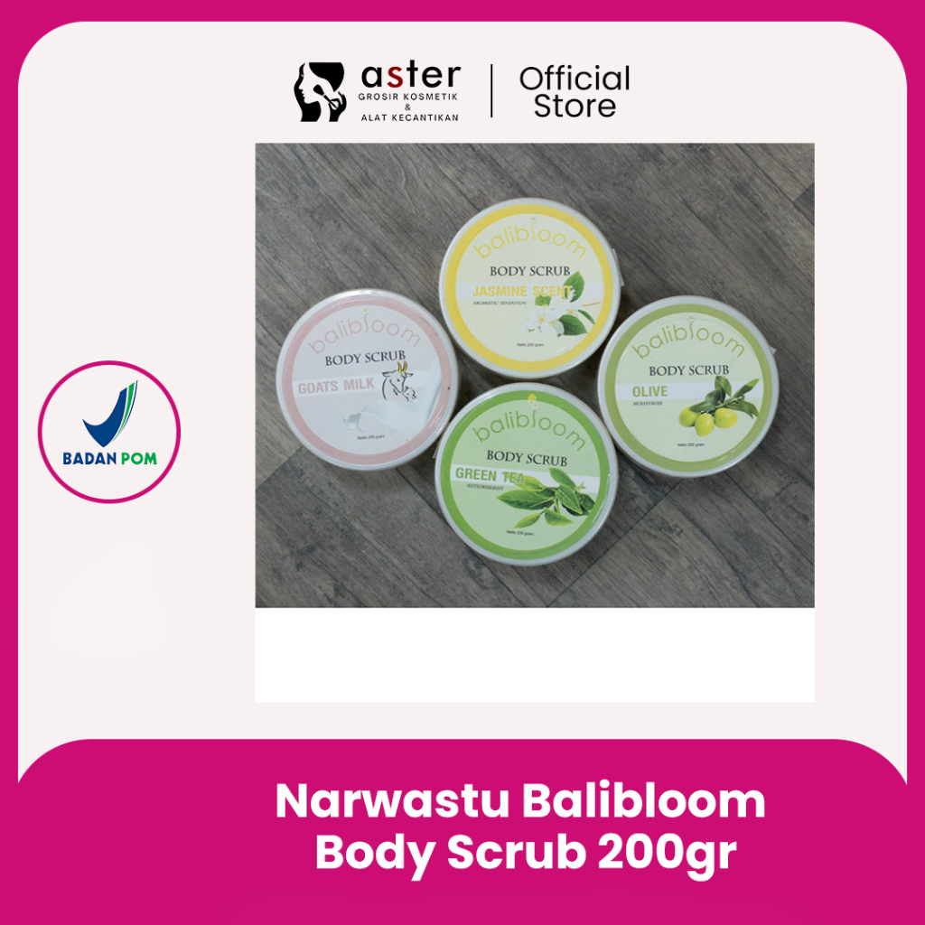 Jual Aster Kosmetik - Narwastu Balibloom Body Scrub 200gr | Shopee ...