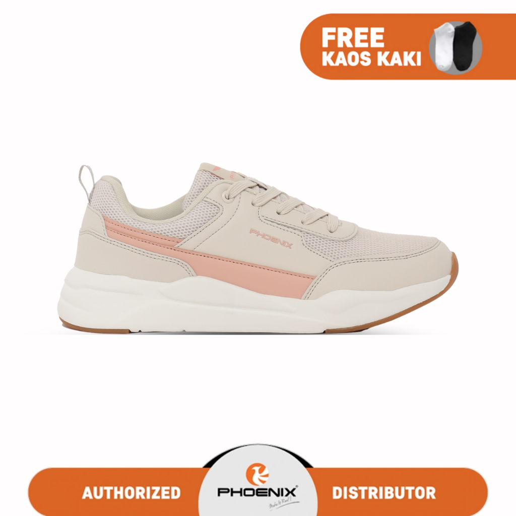 Jual Phoenix Jude Sepatu Sneakers Wanita - Beige | Shopee Indonesia