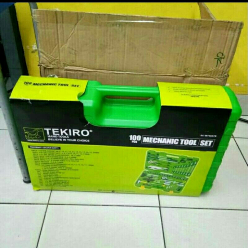 Jual Tool set tekiro 100 set -mekanik tools set | Shopee Indonesia