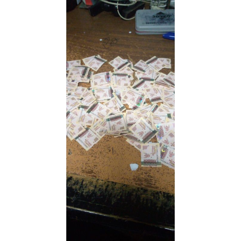 Jual materai djp asli 10000 perangko | Shopee Indonesia