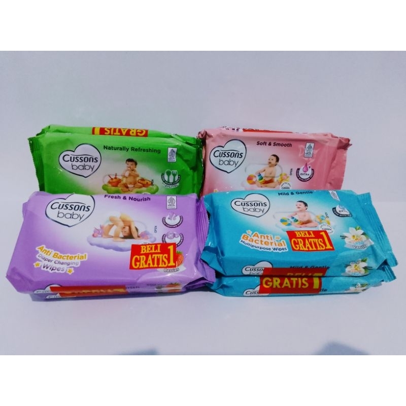 Jual CUSSONS BABY WIPES 45 SHEET( beli 1gratis1) | Shopee Indonesia