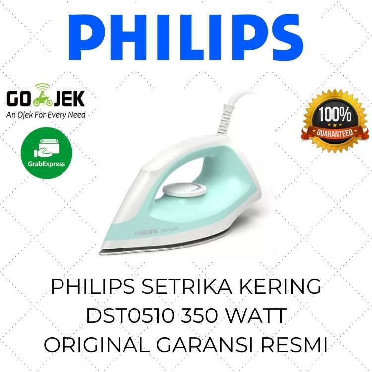 Jual Philips Setrika Listrik Kering DST 0510 / Gosokan Baju Dry Iron ...