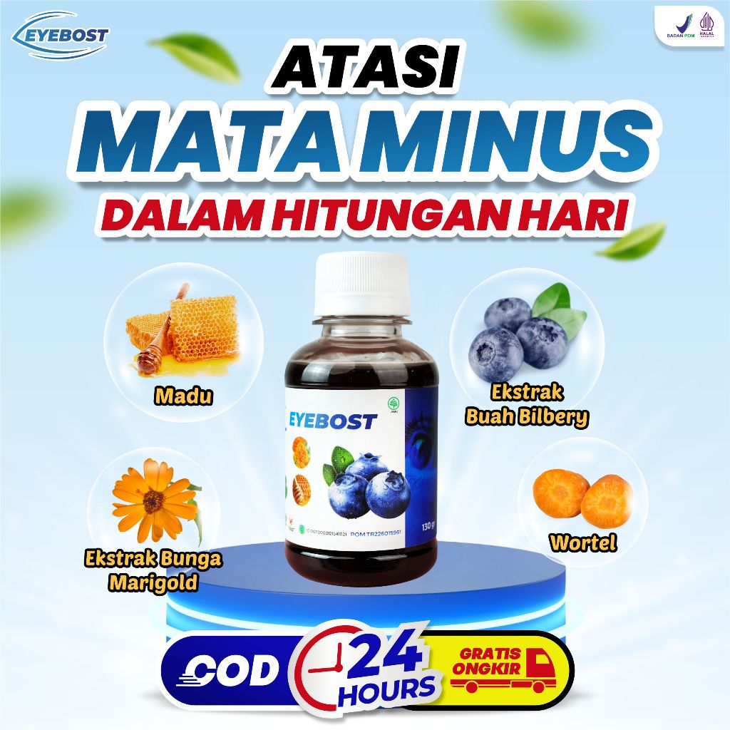 Jual Eyebost Pro Vitamin Mata Original Obat Mata Herbal Eyeboost ...
