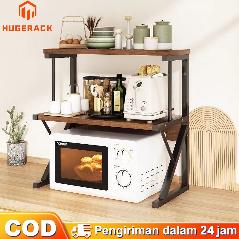 Jual Rak Microwave /Rak Oven / Rak Bumbu Dapur Portable /Rak Serbaguna ...