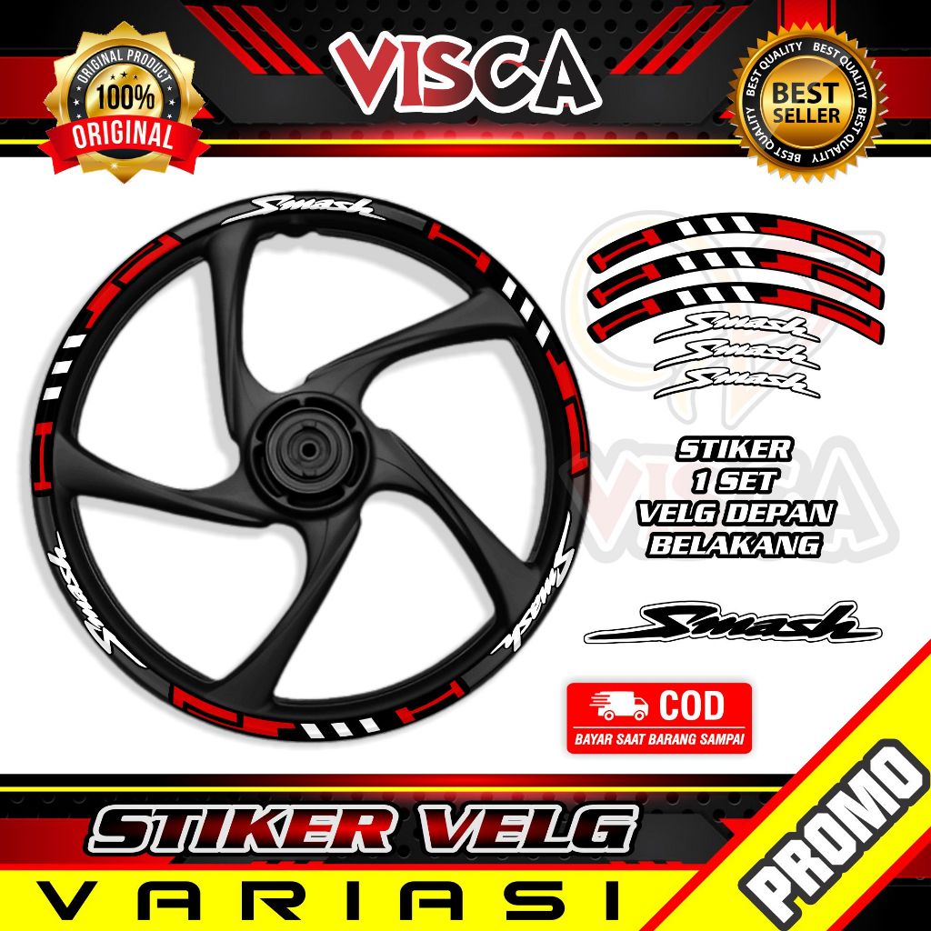 Jual Stiker Velg List Velg Motor Stiker Velg Sticker Velg SMASH List ...