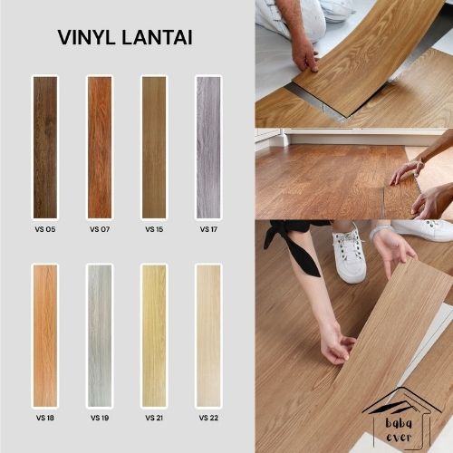 Jual Stiker Lantai Vinyl Wallpaper Dinding Parket Motif Kayu Premium 2mm | Shopee Indonesia