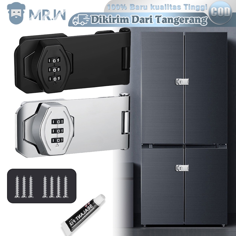 Jual 4inch Kunci Kombinasi 3 Digit Tempat Gembok Dengan Password 3 ...