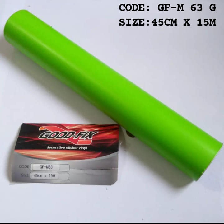Jual STIKER SKOTLET MOTOR METER MATT LIGHT GREEN GOODFIX GF-M63G STICKER SCOTLET GOODFIX MATT ...