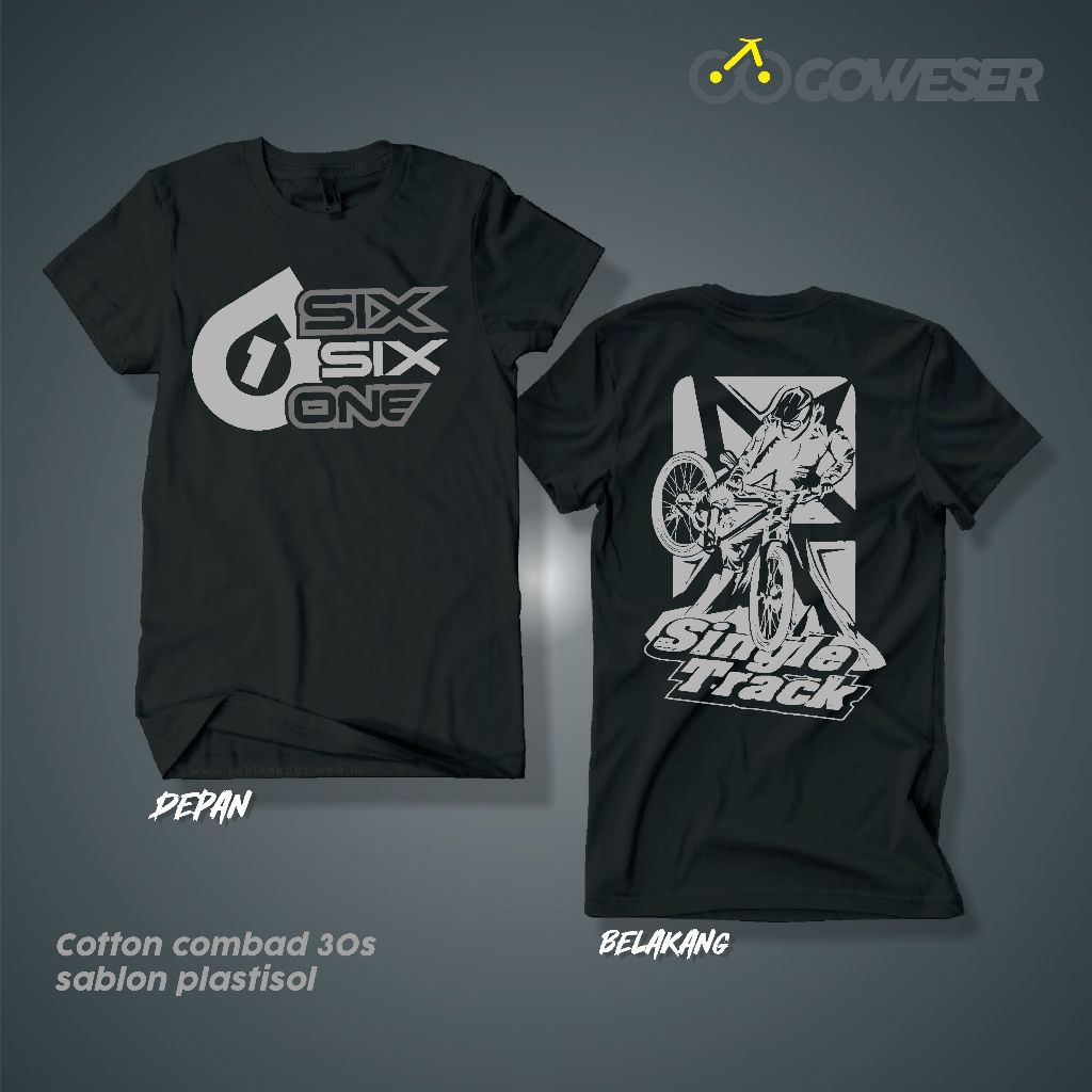 Jual Kaos Sixsixone/ T-Shirt Sixsixone/ Kaos 661/ T-Shirt Rockshox ...