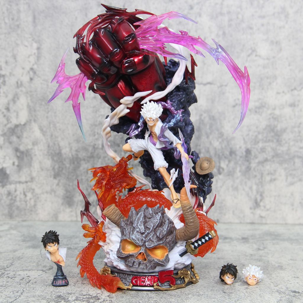 Jual Action Figure One Piece Monkey D Luffy Gear 5 XS x Yang Studio ...