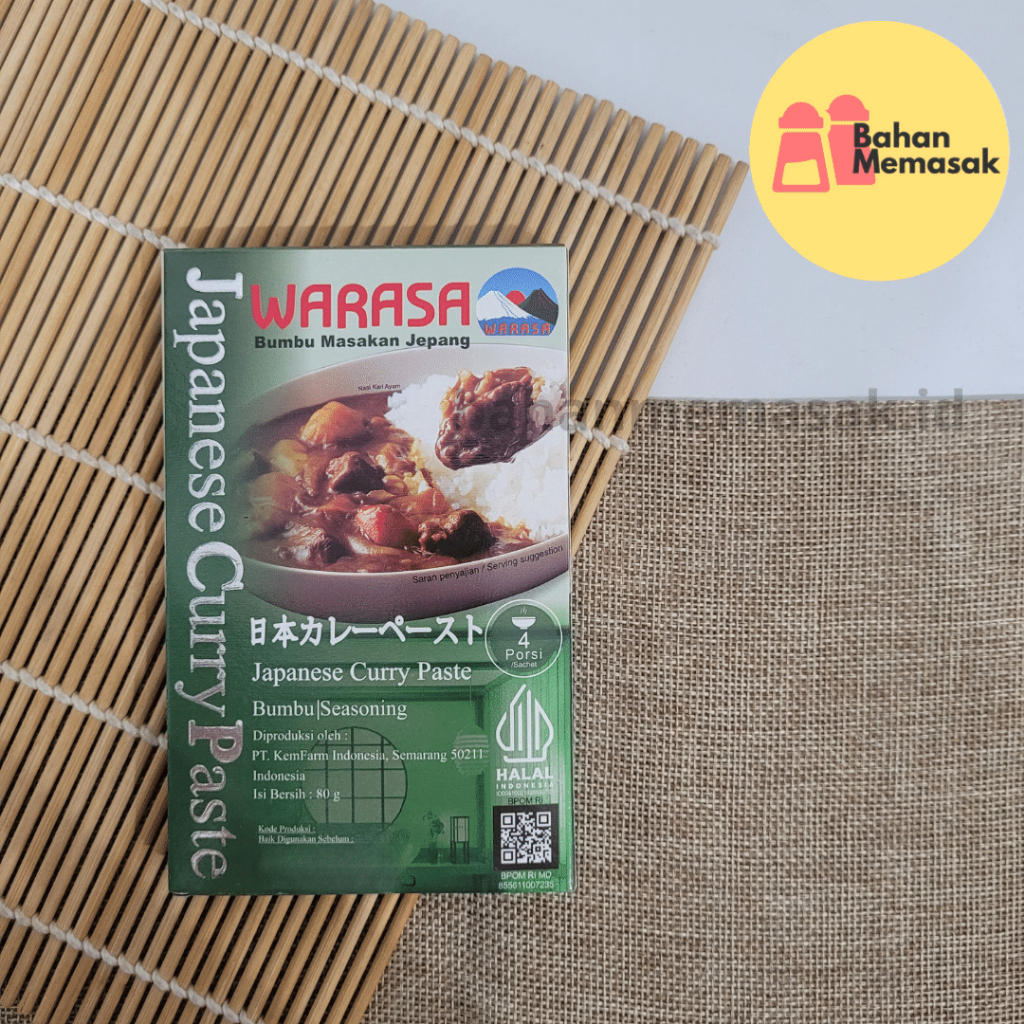 Jual Warasa Bumbu Masakan Jepang Japanese Curry Paste Halal 80 grams ...