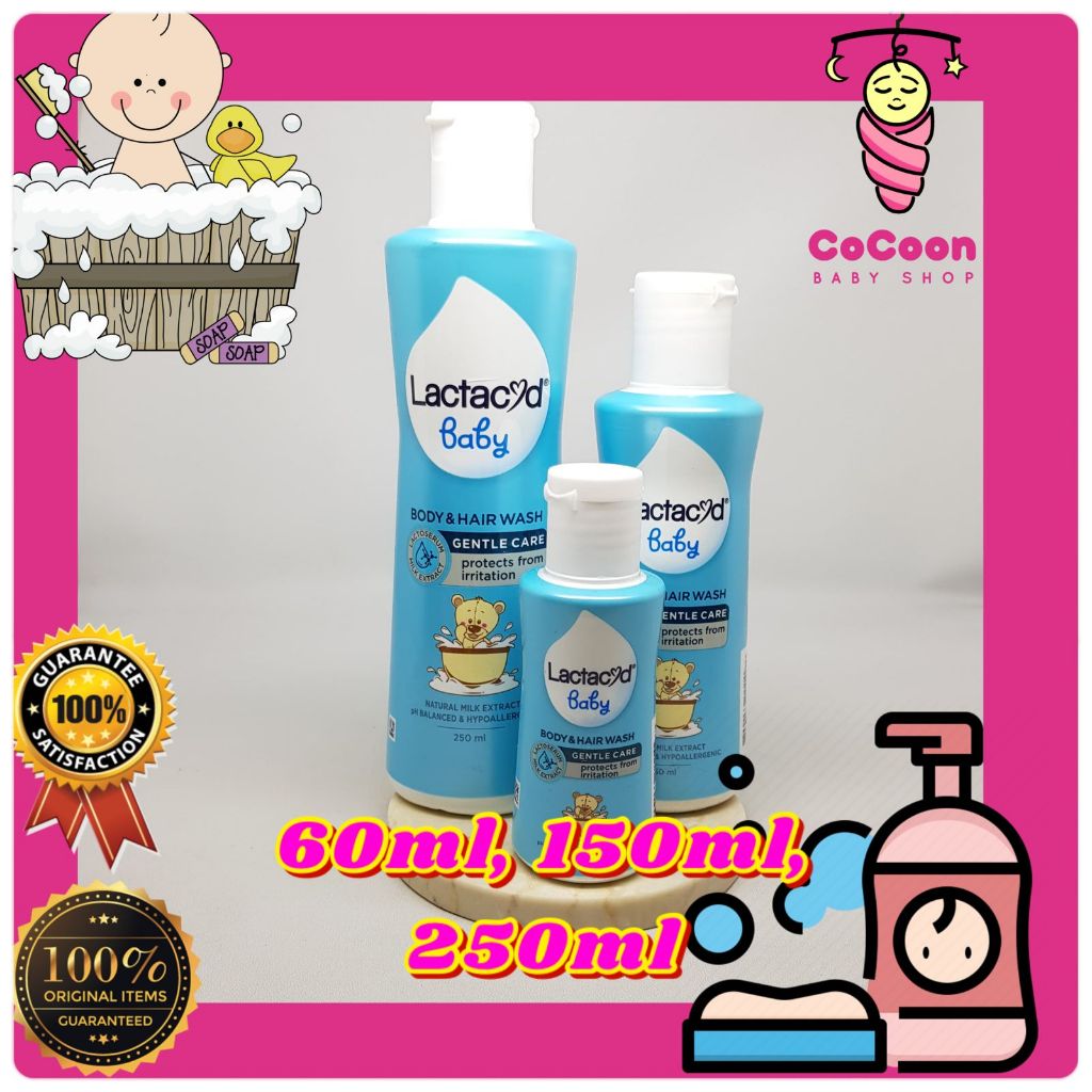 Jual Lactacyd Baby Gentle Care 2in1 Body Wash and Hair Shampo 60ml ...