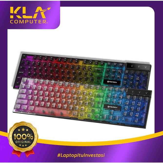 Jual Fantech Shikari K515 Transparent Keycaps Membrane Gaming Keyboard ...