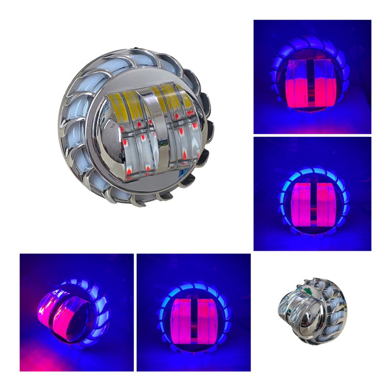 Jual Lampu Mini Projie LED Angel Eyes Devil Eyes Hi~Lo 2 Warna CR7 ...