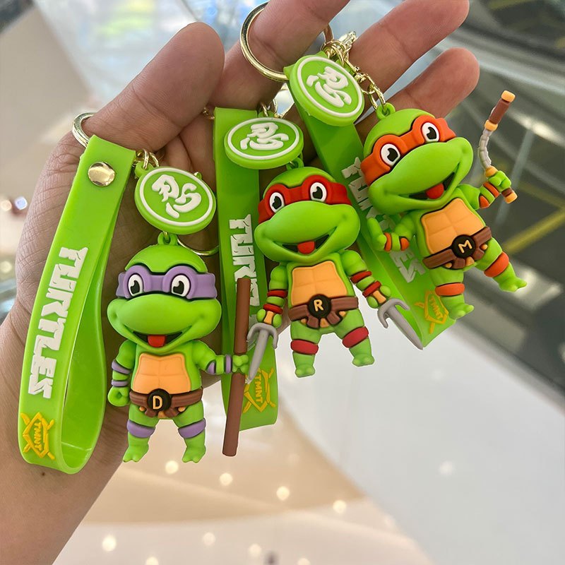 Jual Gantungan Kunci Kura Kura Ninja Keychain Kartun TMNT Teenage ...