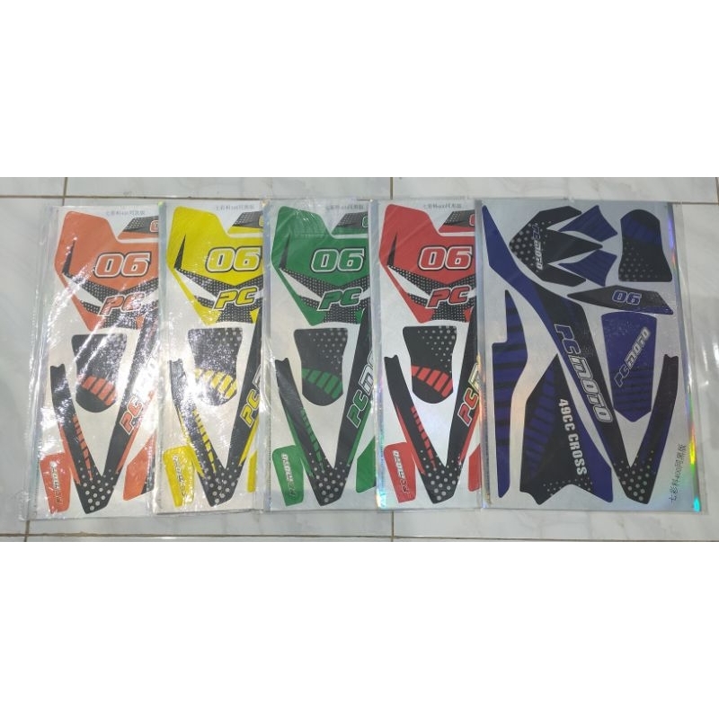 Jual Stiker mini trail PC-06 - PC-07 - Sticker mini trail PC06 dan PC07 ...