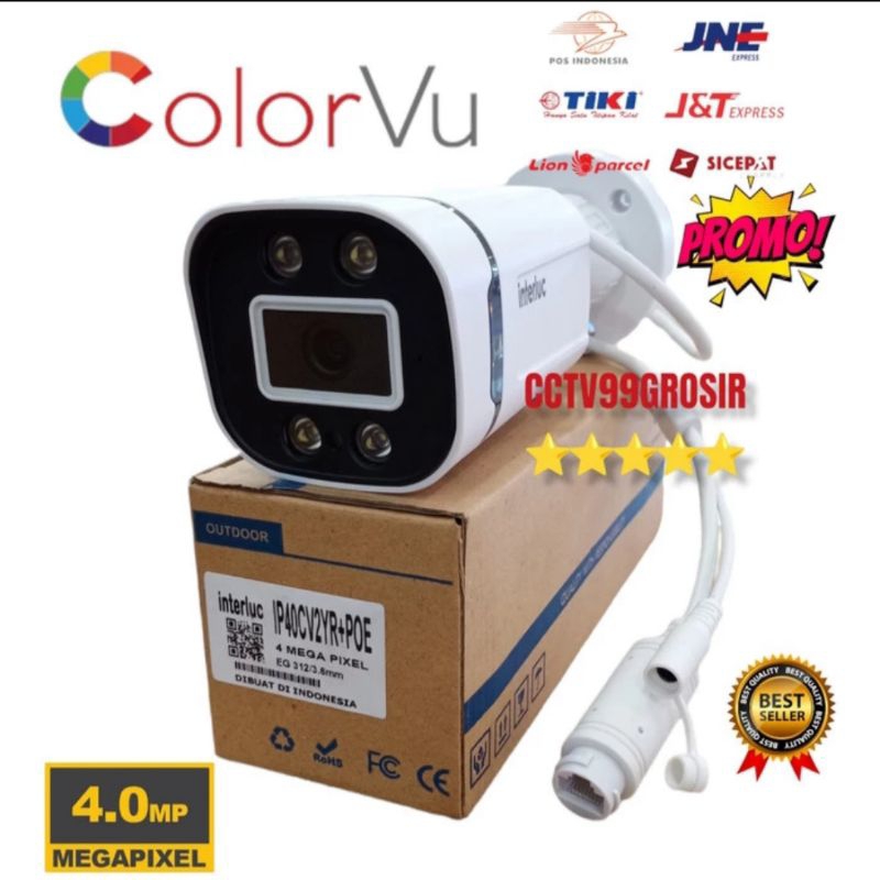 Jual IP Camera Edge 312-IP40XF+PoE Asli 4MP CCTV Outdoor Onvif NVR ...