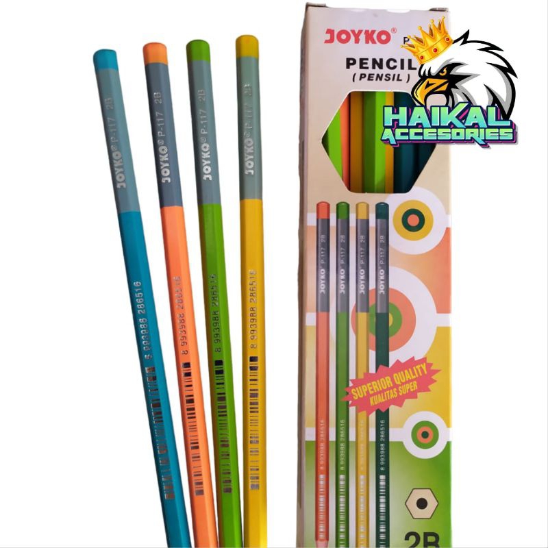 Jual Pensil 2B Joyko P.117 1 Box Isi (12 Pcs) | Shopee Indonesia