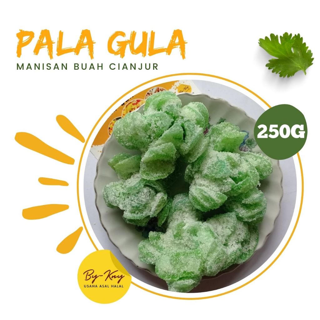 Jual PALA GULA PALA KERING PALA ASTER PALA KIPAS 250 GRAM MANISAN BUAH ...