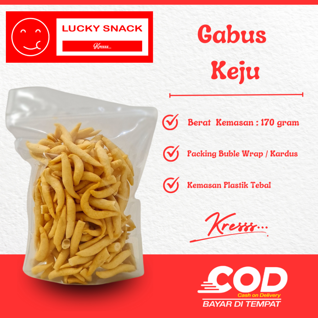 Jual Gabus Keju 170gr | Shopee Indonesia