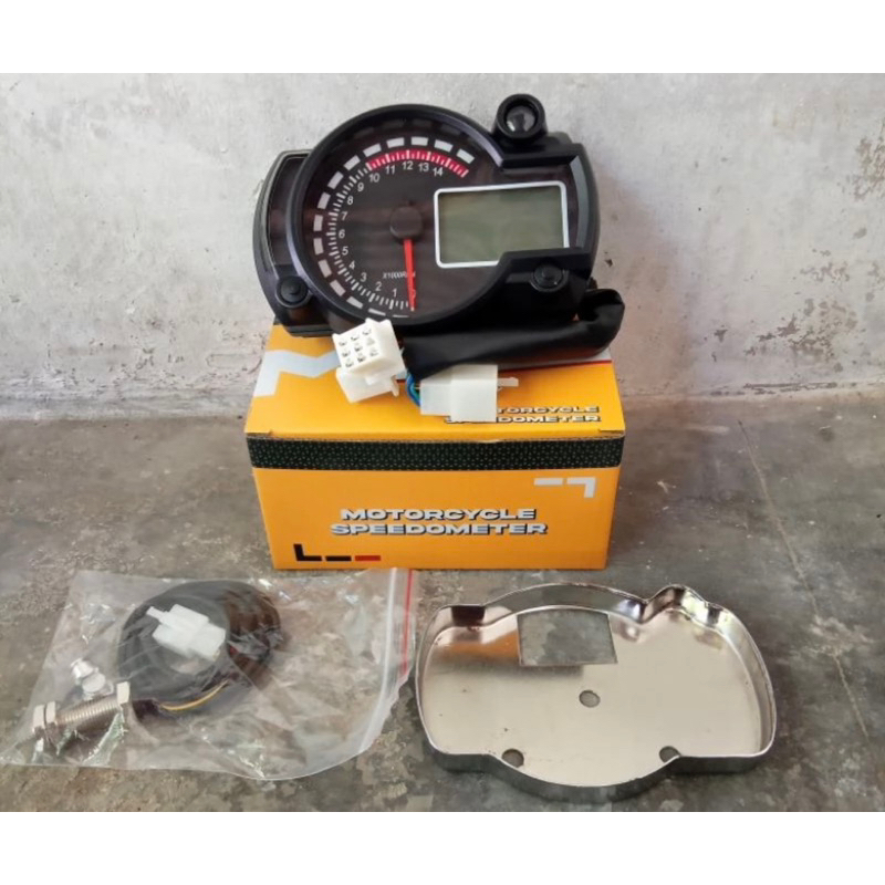 Jual SPIDOMETER KOSO RX2N REPLIKA SET SOKET DAN SENSOR KECEPATAN&COVER ...