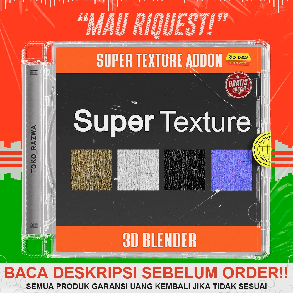 Jual 3D Blender - Super Texture Addon - 181023 | Shopee Indonesia