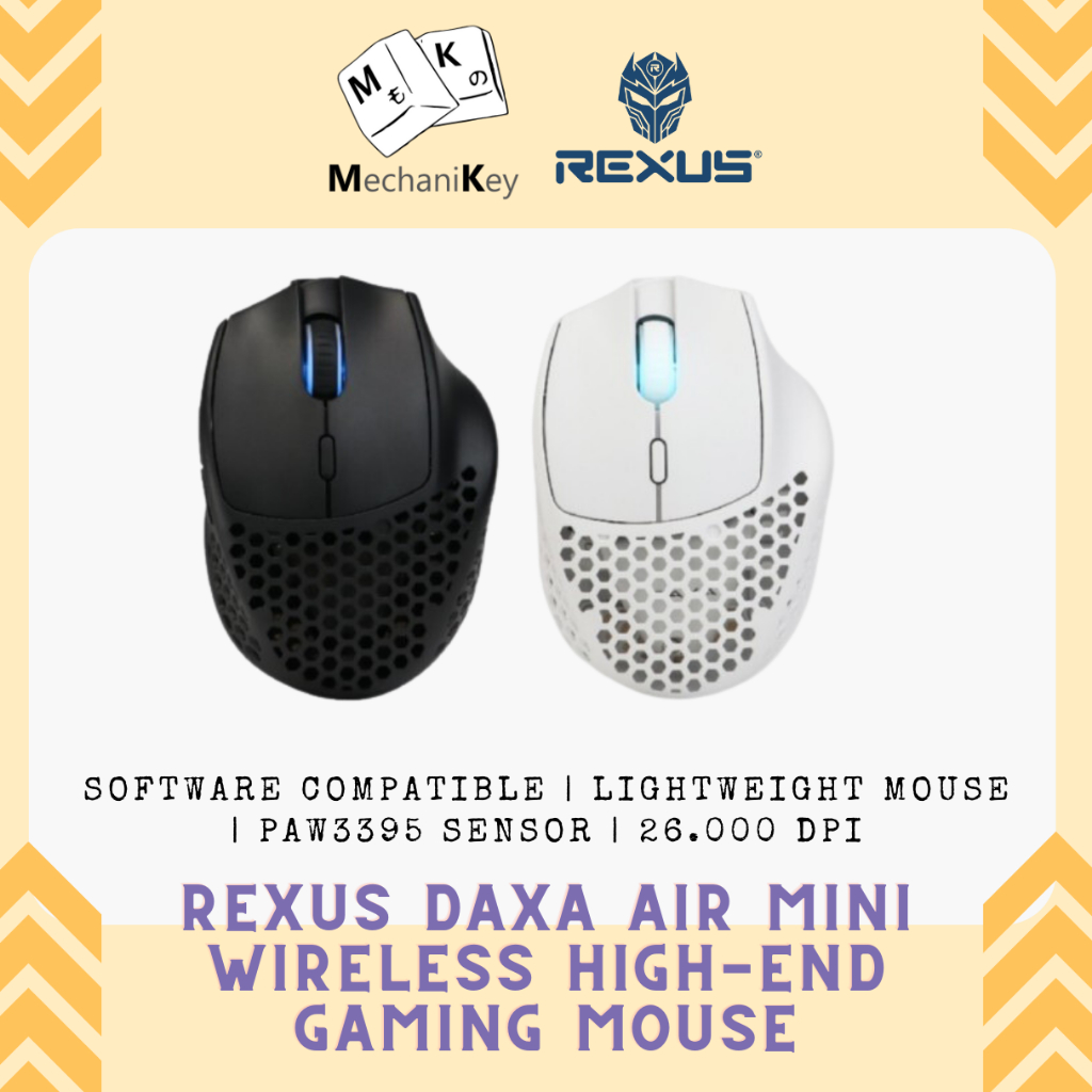 Jual Rexus Daxa Air Mini Wireless Gaming Mouse | Shopee Indonesia