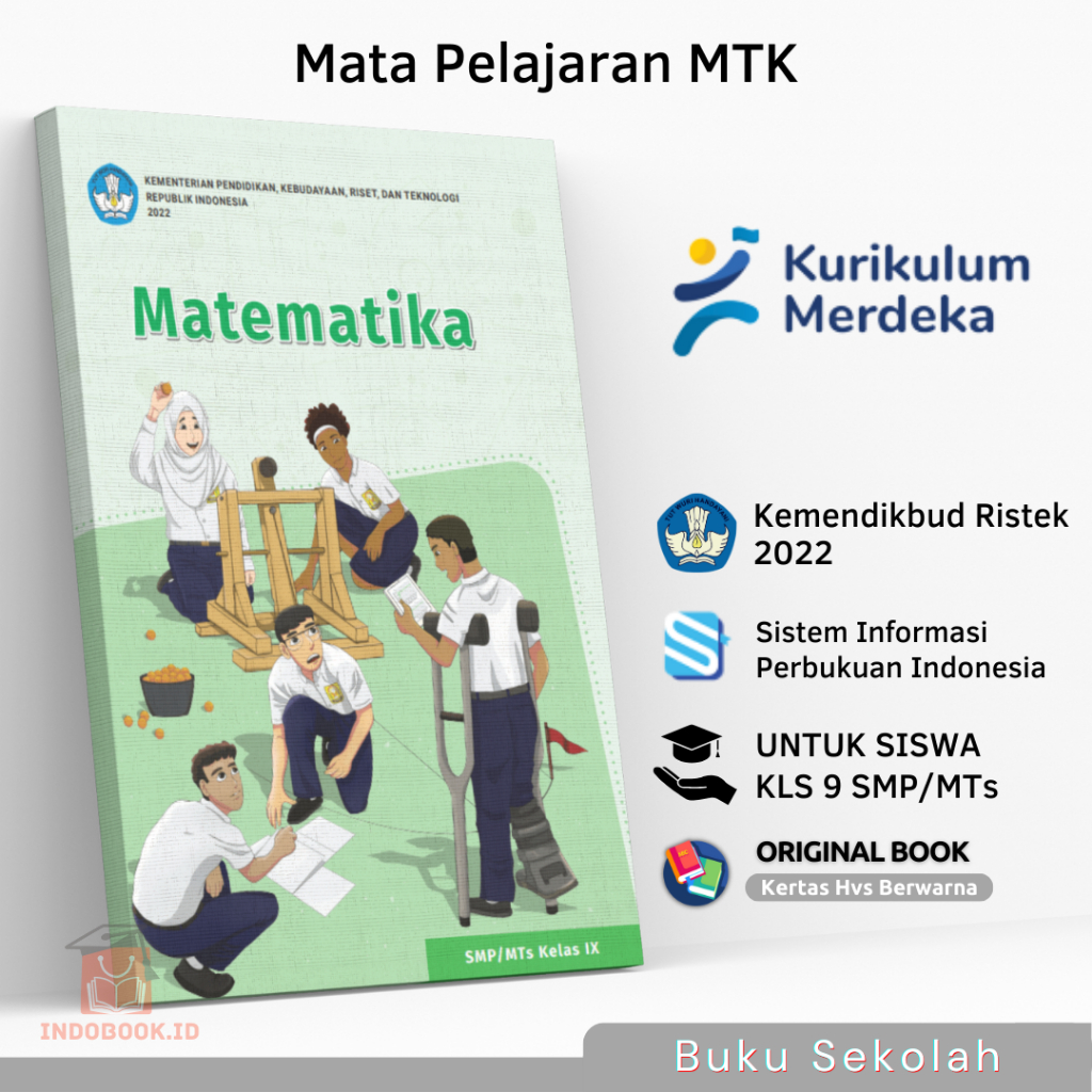 Jual Buku Paket MTK Kelas 9 XI SMP/MTS Kurikulum Merdeka Buku Siswa Sekolah Mata Pelajaran ...