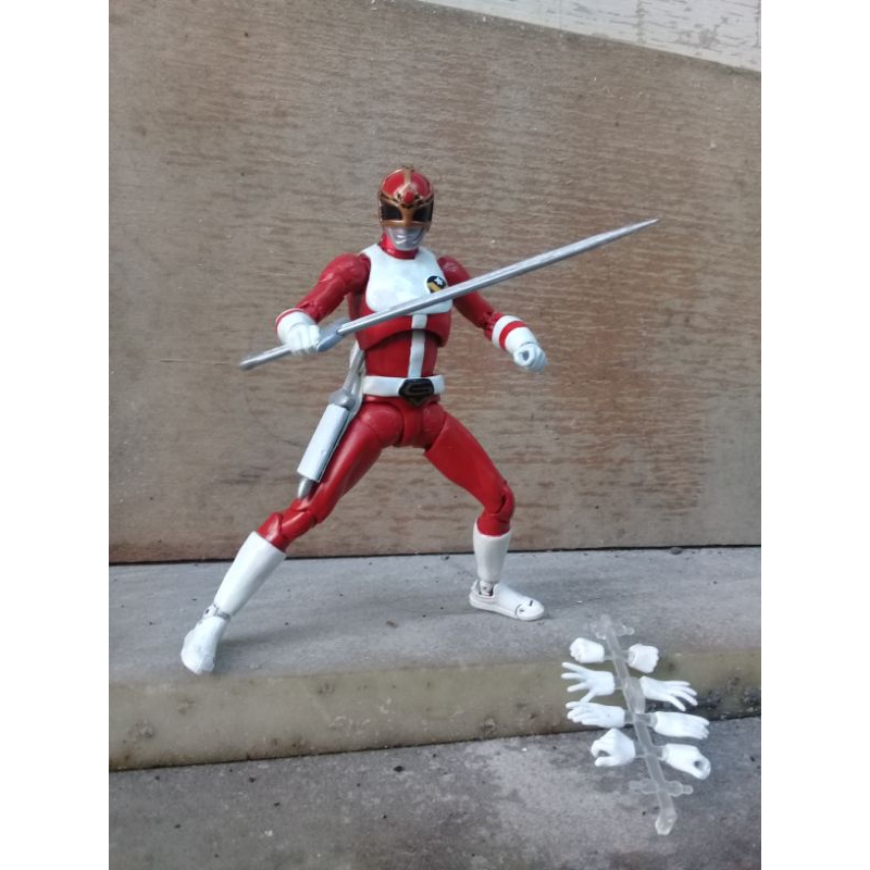 Jual Shf Goggle Red custom Action figure power ranger rangers super ...