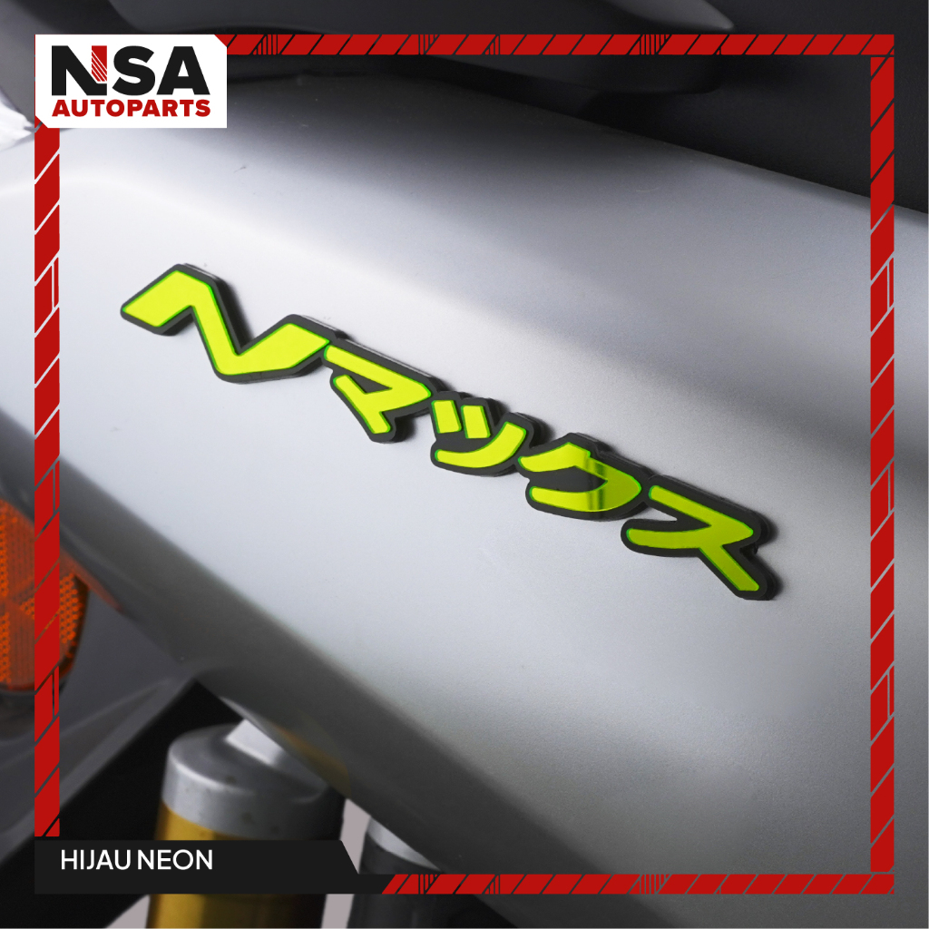 Jual EMBLEM NMAX LOGO NMAX JAPAN 3D 2 PCS BUKAN STIKER ATAU STICKER ...