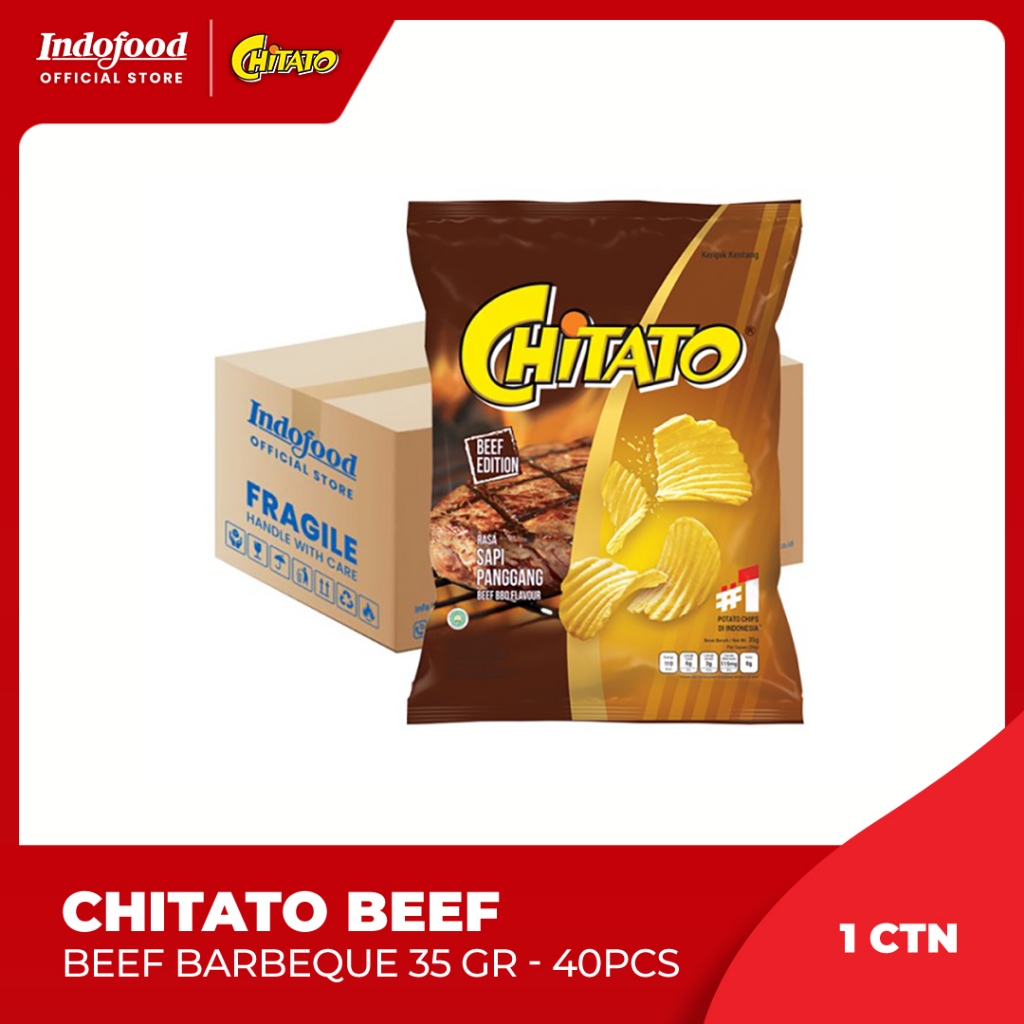 Jual CTN - Chitato Beef Barbeque 35 Gr | Shopee Indonesia