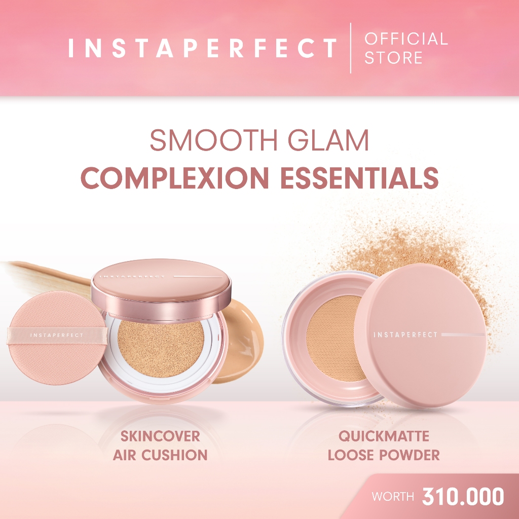 Jual Instaperfect Smooth Glam Complexion Essentials Bundle (Skincover ...
