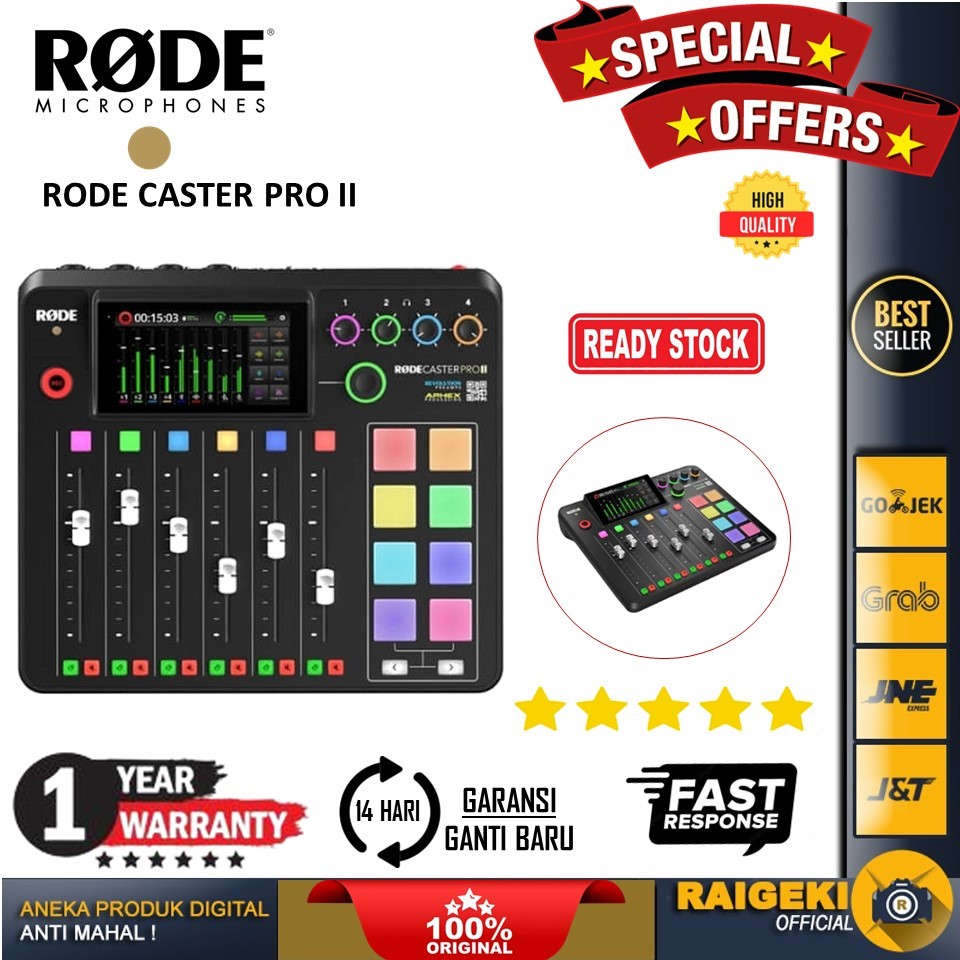 Jual RODE Caster Pro II Integrated Audio Production Studio | Shopee ...