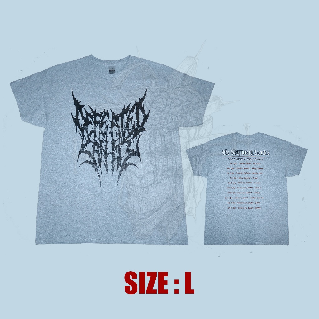 Jual TS - DEFEATED SANITY - The Sanguinary Impetus - Tour 2022 (Misty ...
