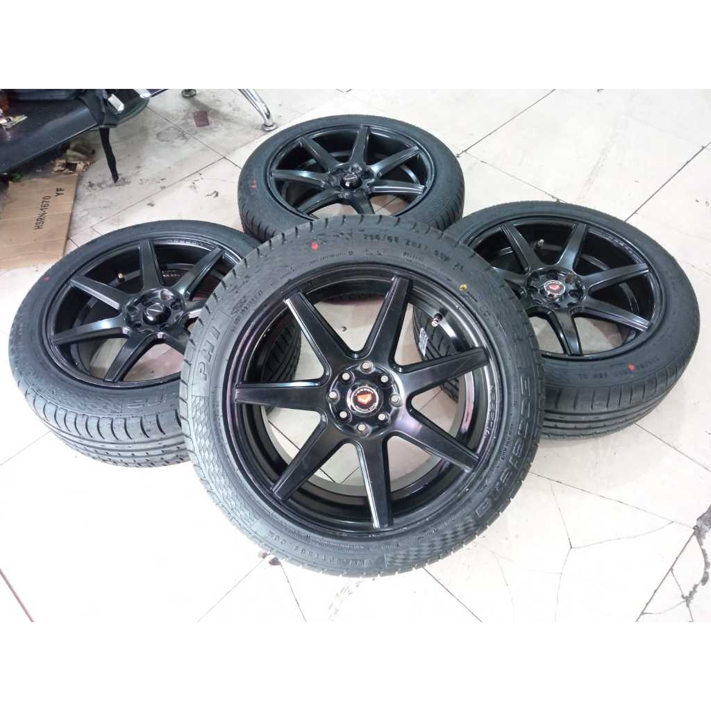 Jual Velg mobil bekas vossen ring 17x7,5 Pcd 4x100/114 et42 ban 215 50 17 phi | Shopee Indonesia