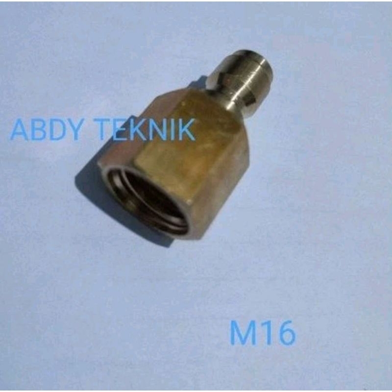 Jual Quick plug 1/4" female thread M16-Drat Nozzle | Shopee Indonesia