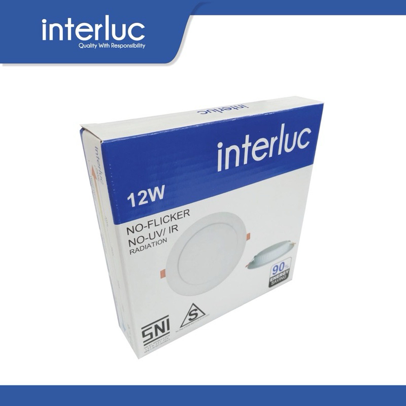 Jual LED DOWNLIGHT INTERLUC WARM WHITE 12Watt / 12W | Shopee Indonesia