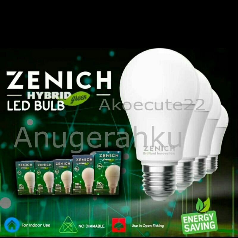 Jual Lampu LED Zenich Hybrid 7W 9W 12W | Shopee Indonesia