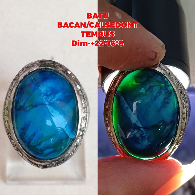 Jual BATU BACAN CRISTAL BATU CALSEDONT TEMBUS | Shopee Indonesia