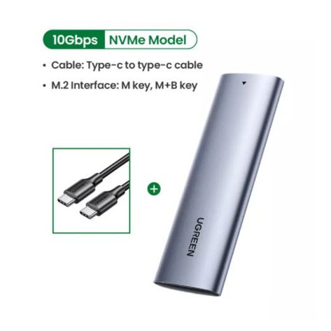 Jual UGreen SSD Casing / Enclosure M.2 NVMe - CM400 PN 10902 | Shopee ...