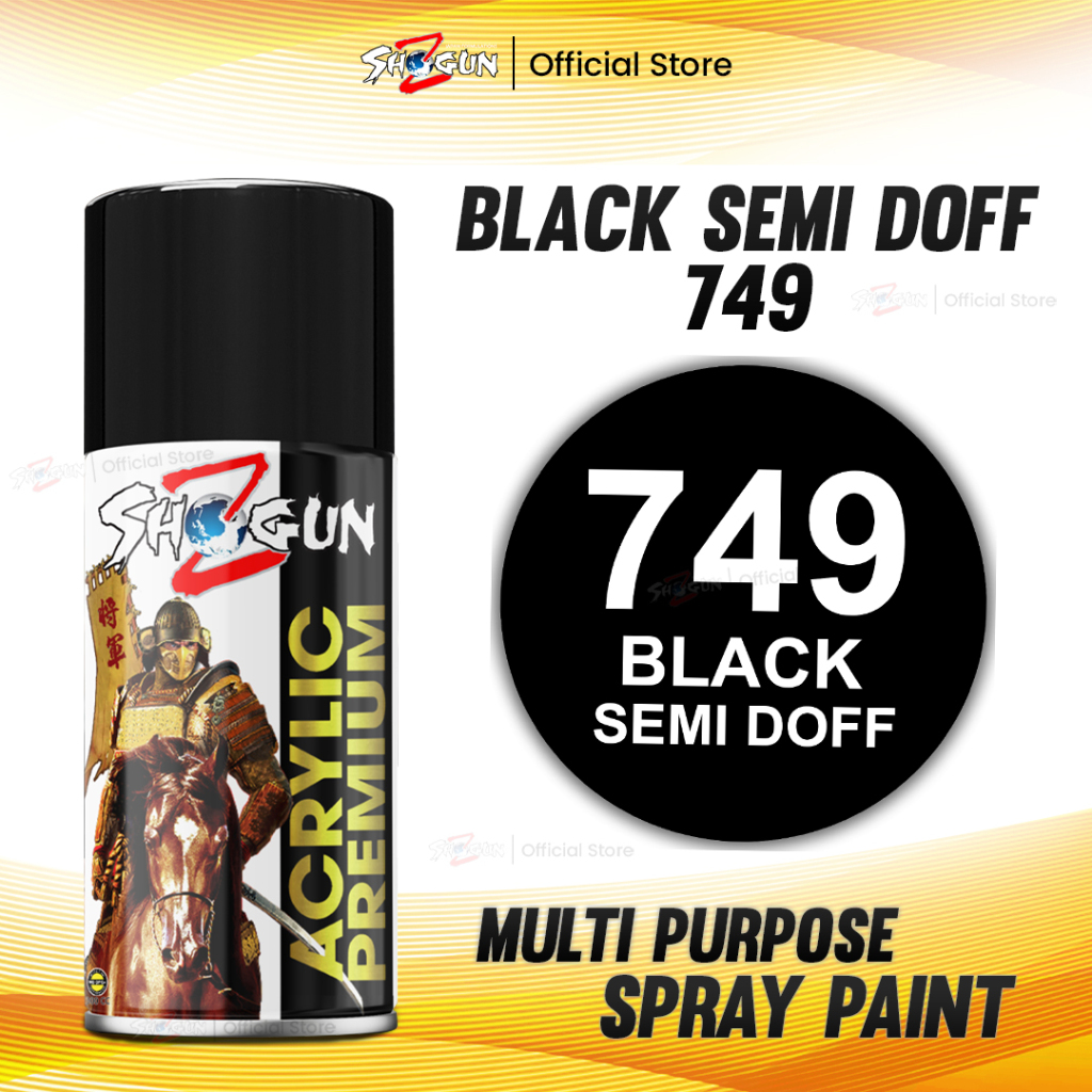 Jual Cat Semprot Pilok Pilox Pylok hitam Solid SHOGUN Z 300 CC 749 ...