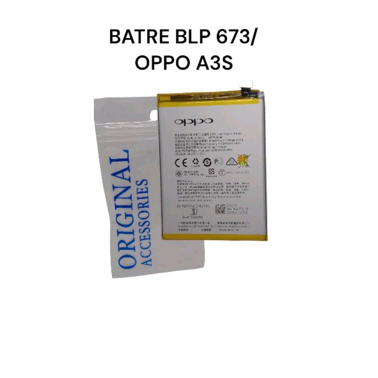 Jual BATRE BLP673/OPPOA3S(ORIGINAL) | Shopee Indonesia