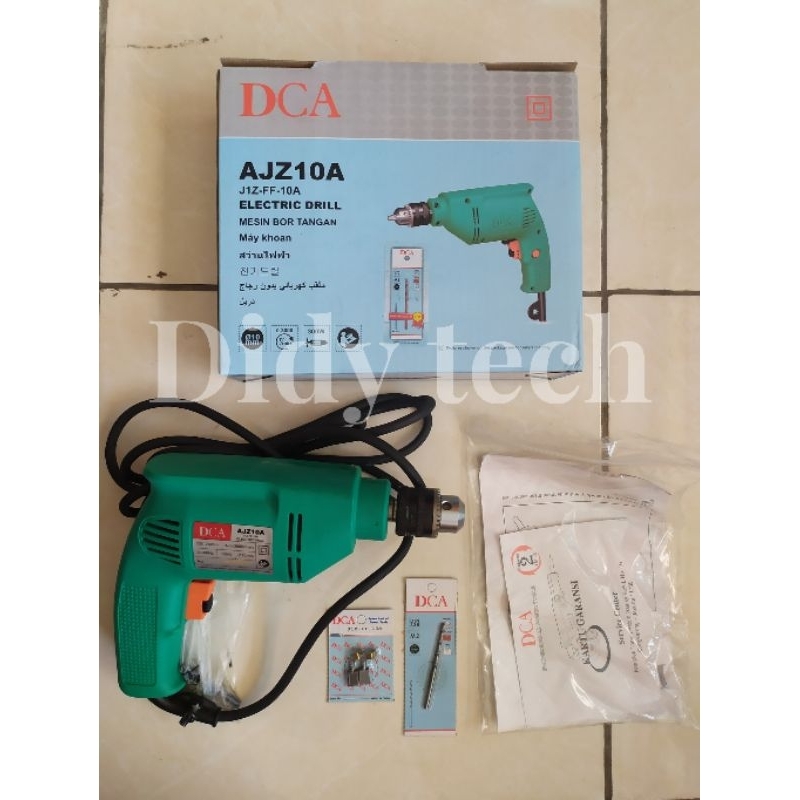Jual Mesin Bor Besi Kayu Aluminium Galvalum DCA AJZ10A 10MM | Shopee Indonesia