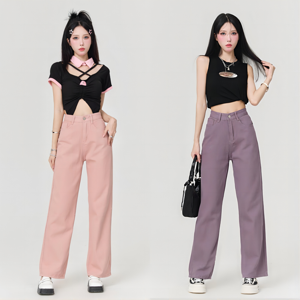 Jual [SPECIAL LIVE] LASSIE ALPHA--J51/52 Jeans Celana Jeans highwaist celana | Shopee Indonesia